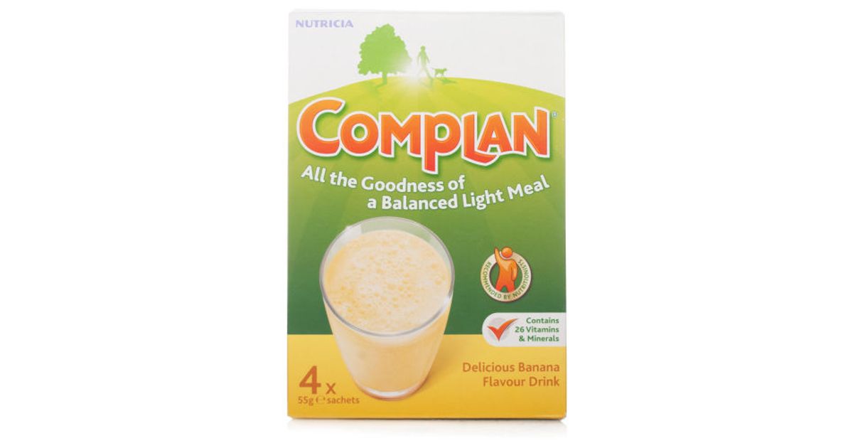 Complan Sachets Banana 55g Pack of 4