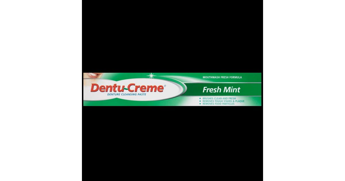Dentu-Creme Denture Cleansing Paste Fresh Mint 75ml