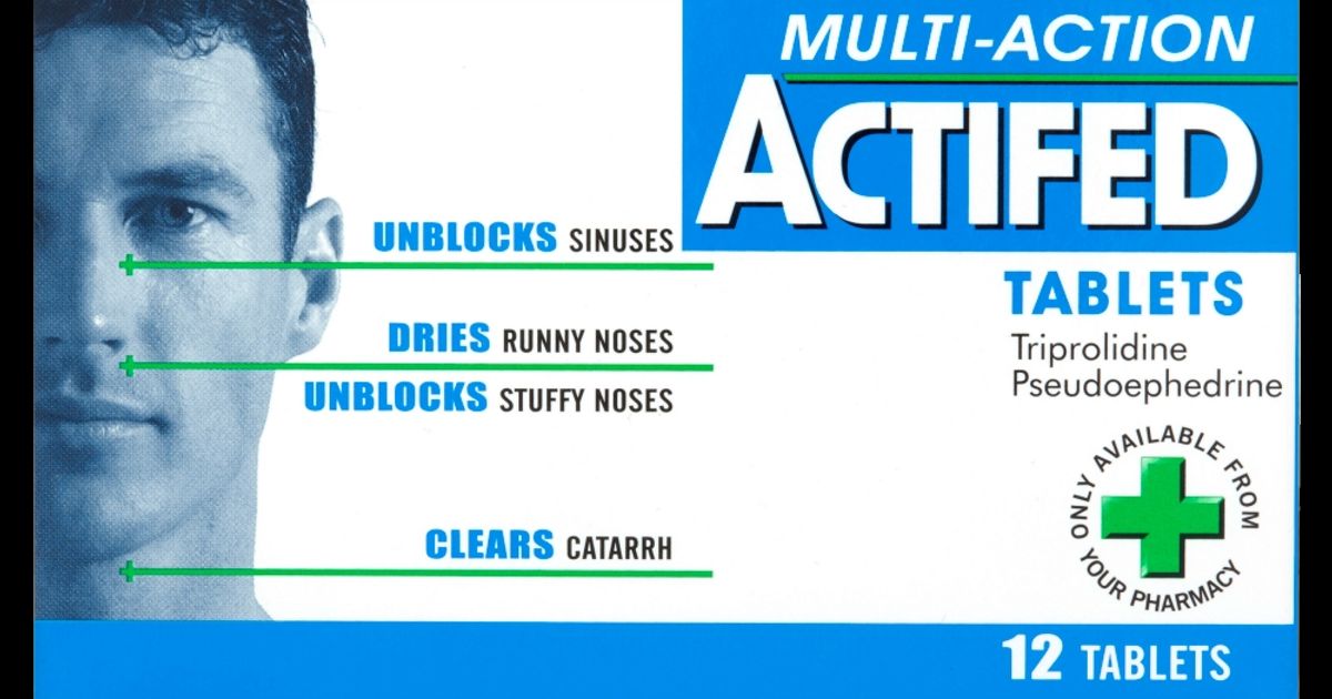 Actifed Multi Action Tablets Pack of 12