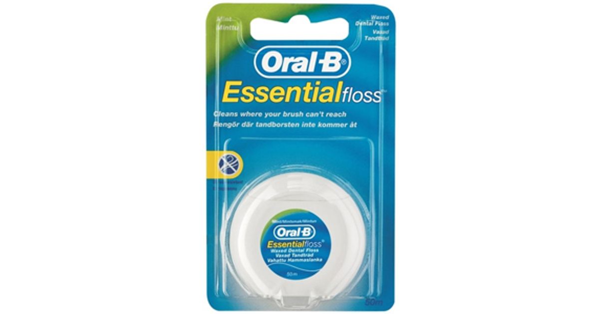 Oral-B Essential Waxed Mint Flavoured Dental Floss