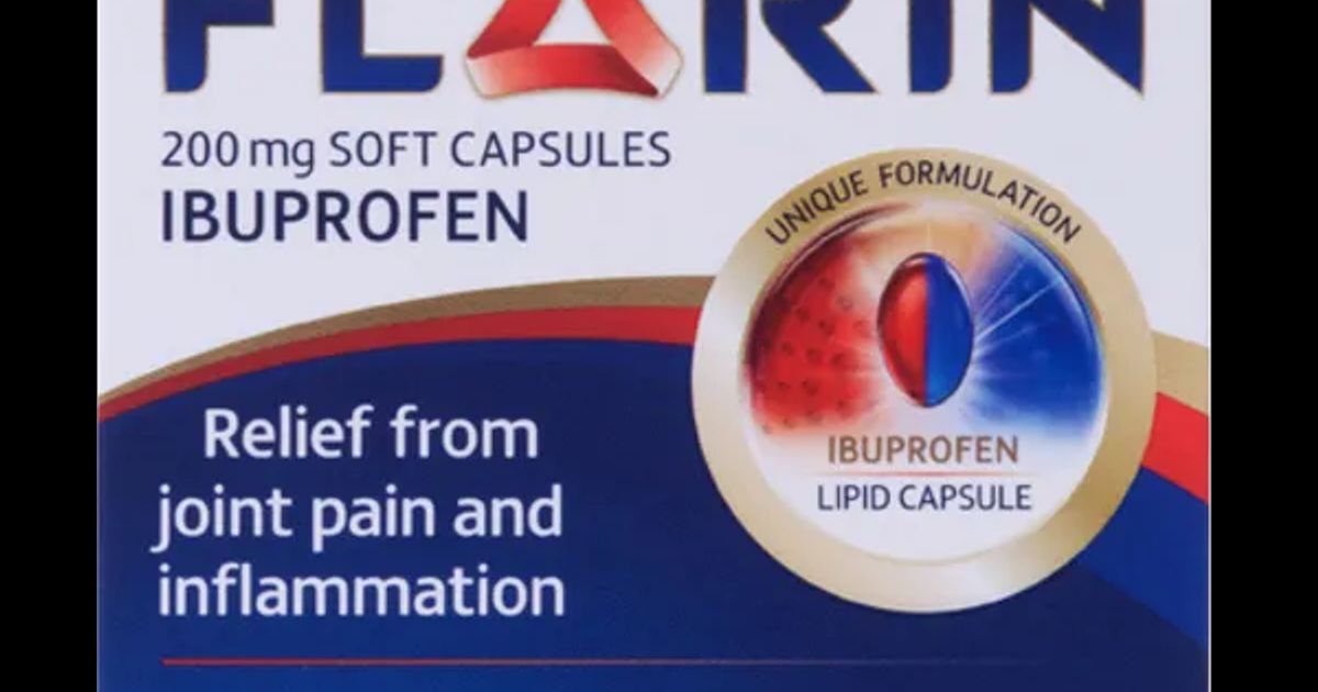 Flarin Ibuprofen 200mg Capsules Pack of 12