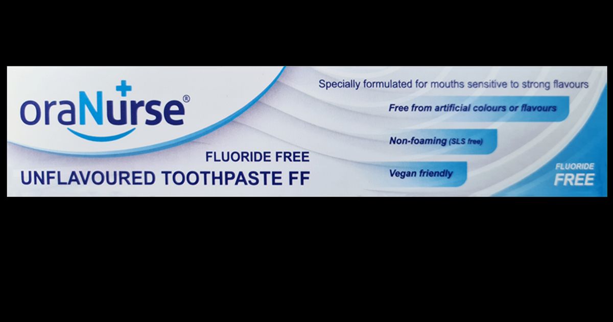 OraNurse Fluoride Free Unflavoured Toothpaste 50ml