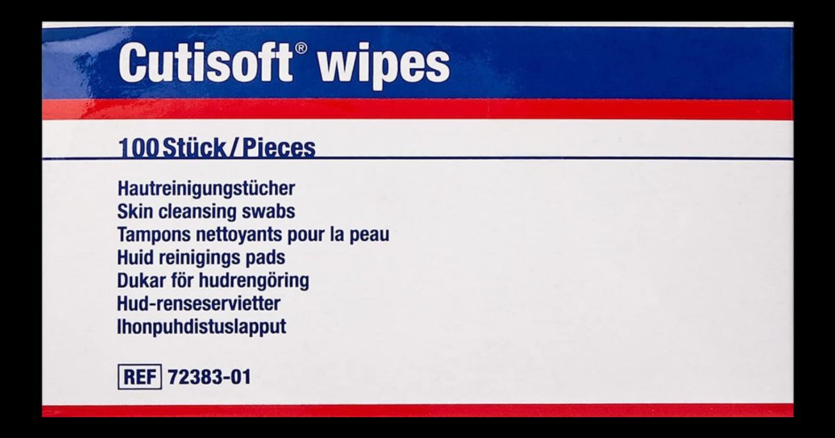 Cutisoft Wipes Pack of 100
