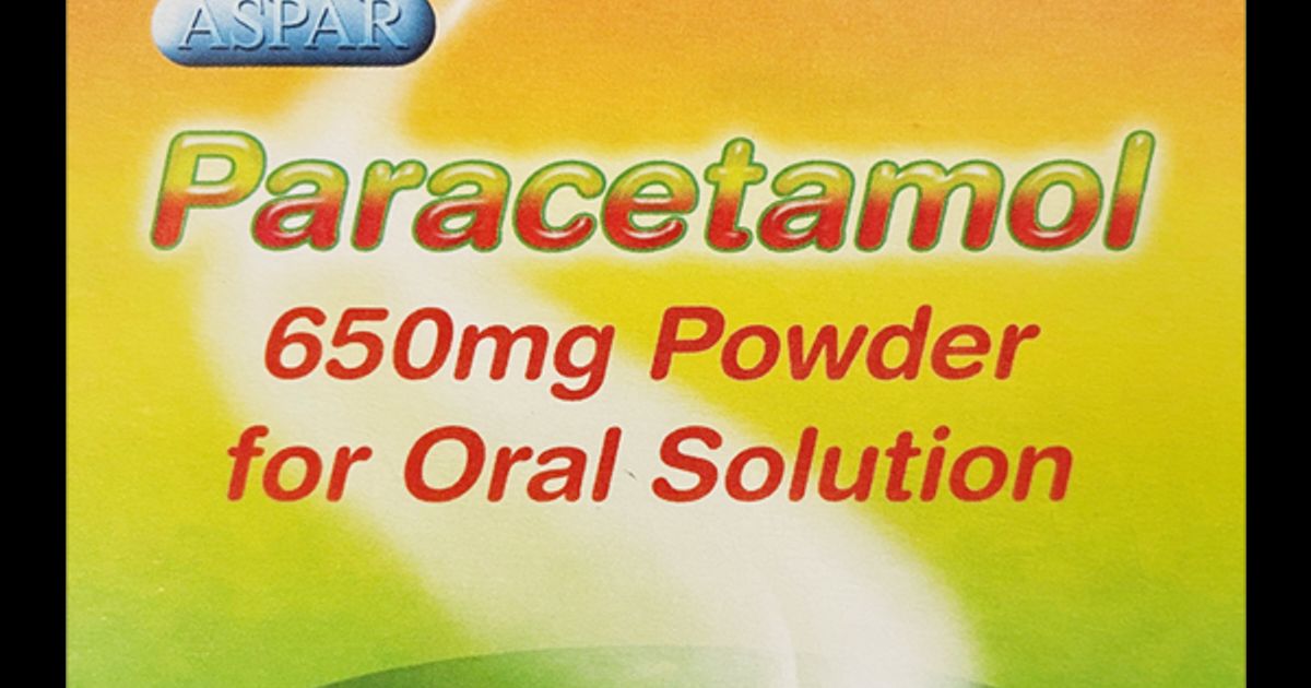 Aspar Paracetamol Powder Sachets Pack of 10