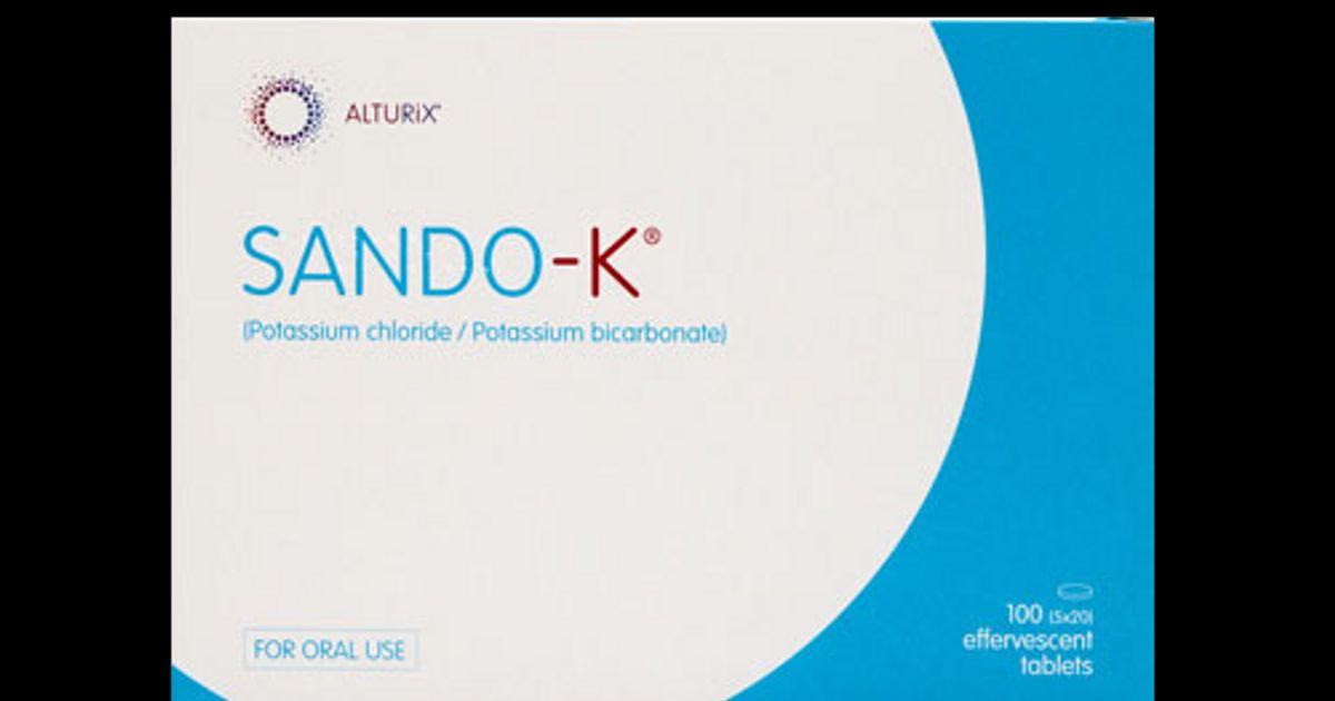 Sando-K Effervescent Tablets Pack of 100