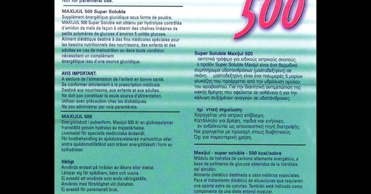 Maxijul Super Soluble Dietary Supplement 132g Pack of 4