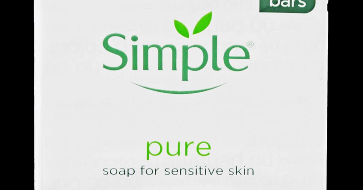 Simple Pure Bath Soap 100g Pack of 2