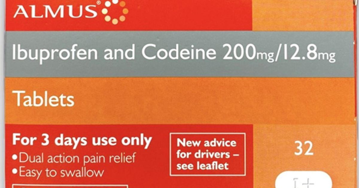 Ibuprofen and Codeine 200mg/12.8mg Tablets Pack of 32