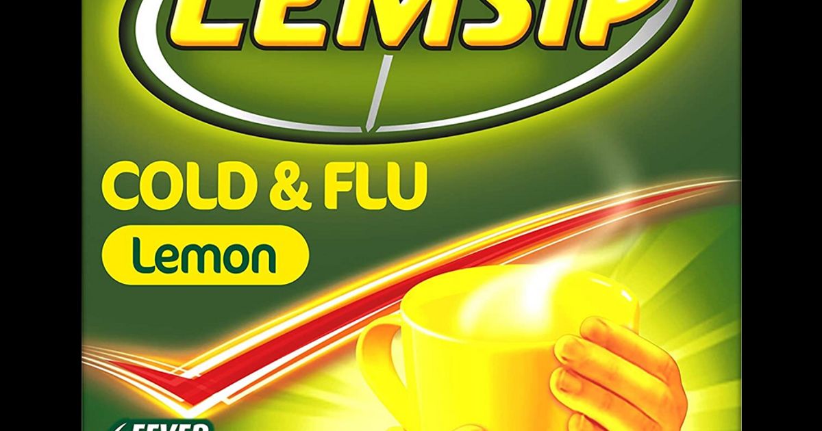 Lemsip Cold & Flu Lemon Pack of 10