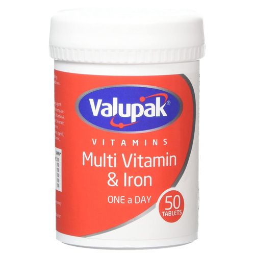 Valupak Multivitamin One-a-day Tablets Pack of 50