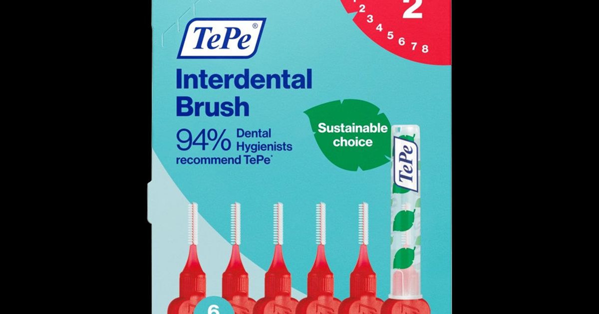 Tepe Interdental Brushes Red 0.5mm Pack of 6