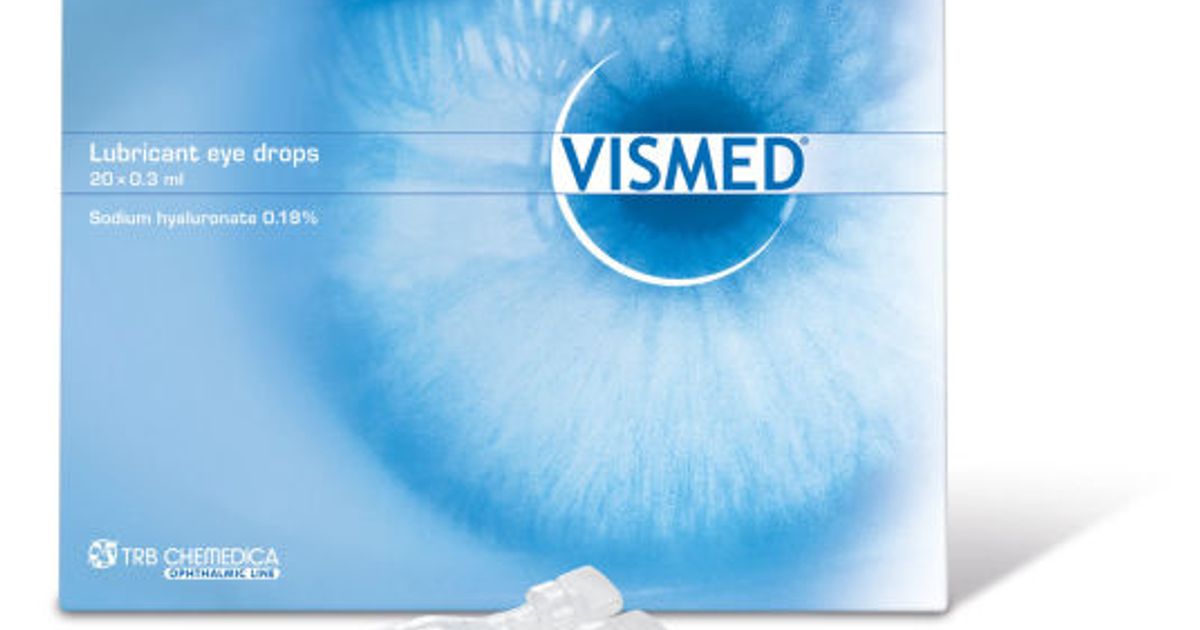 Vismed Lubricant Eye Drops 0.18% 0.3ml Pack of 20