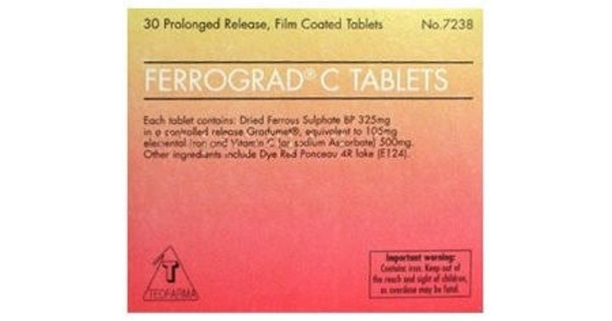 Ferrograd C Filmtabs Blister Pack of 30