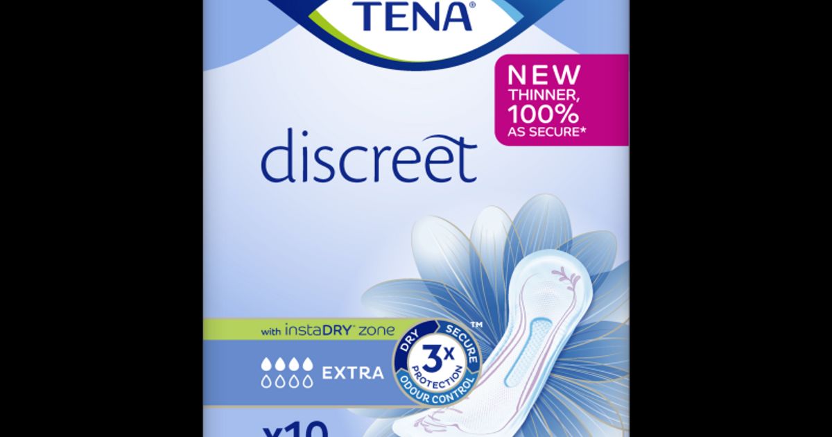 TENA Discreet Extra Pads Pack of 10