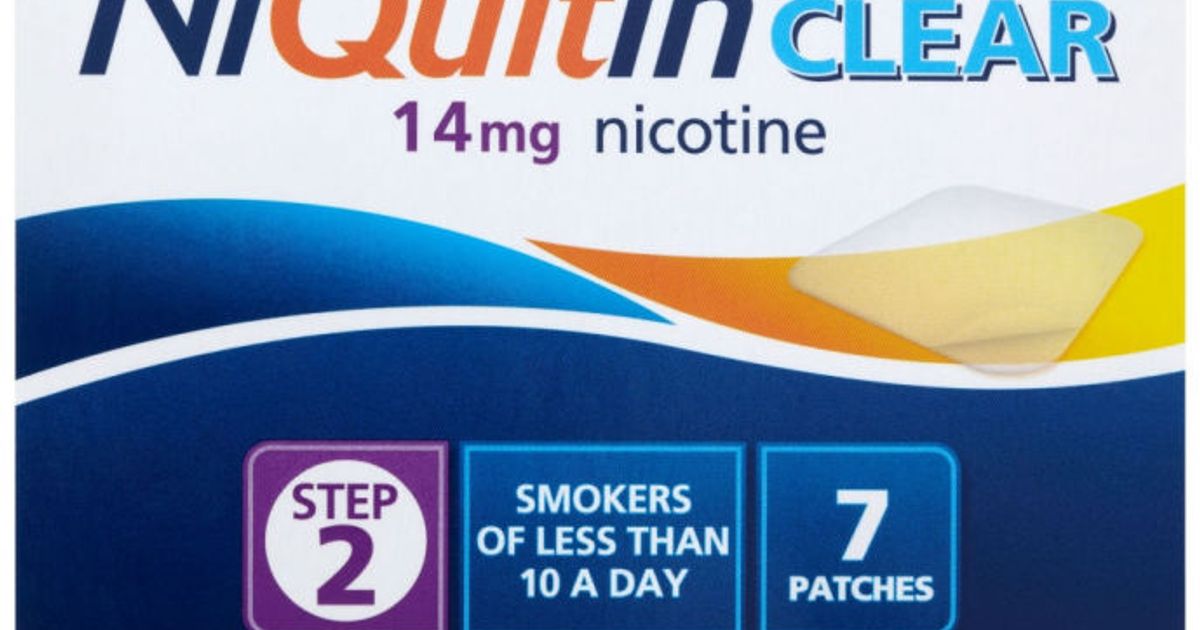 Niquitin 14mg Patches Clear Step 2 Pack of 7