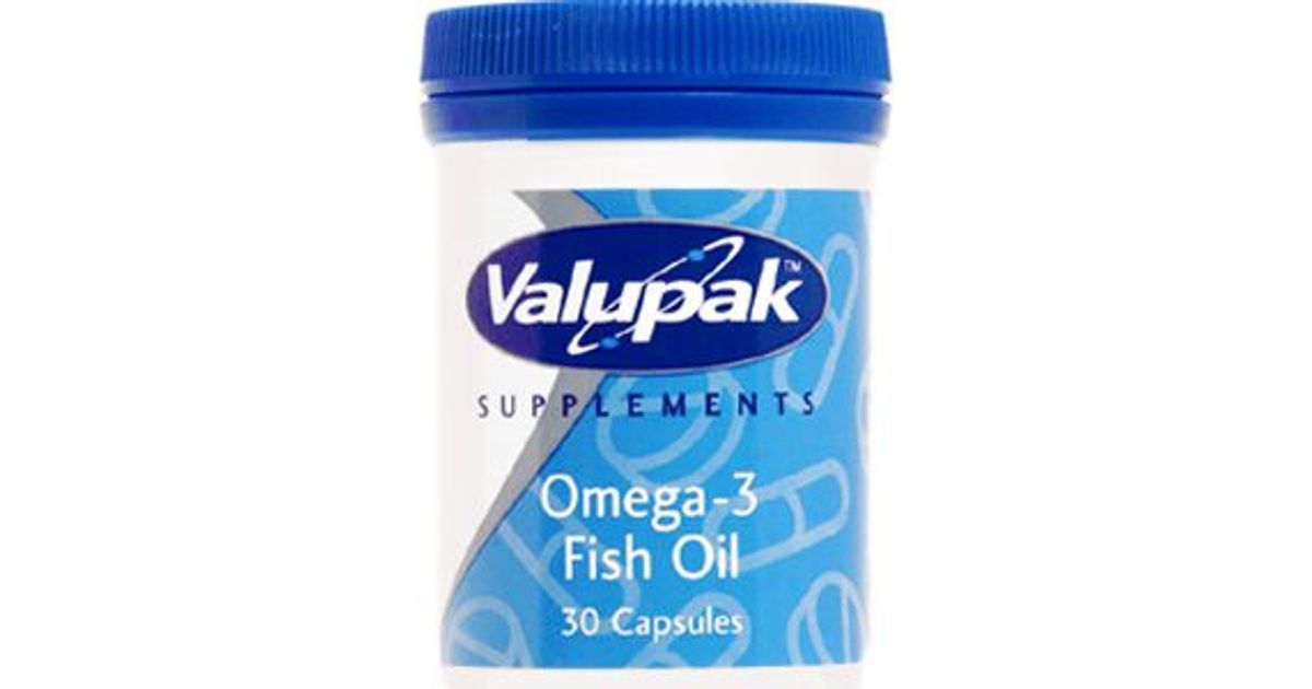Valupak Omega 3 Fish Oils Capsules 1000mg Pack of 30