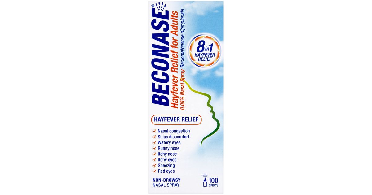 Beconase Allergy Nasal Spray For Adults 100 Dose