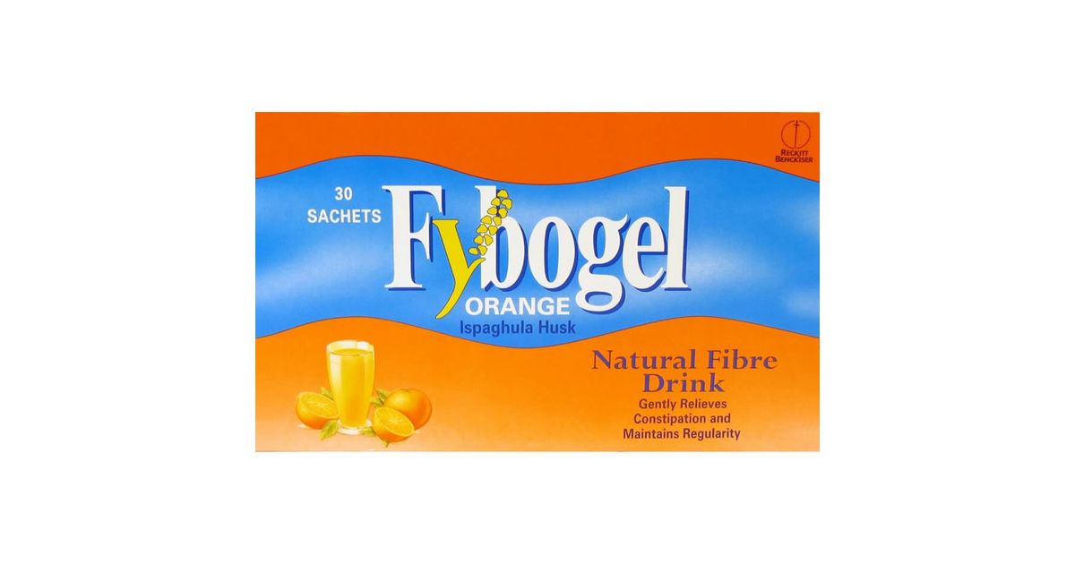 Fybogel Orange Flavoured Laxative Sachets Pack of 30 x 2