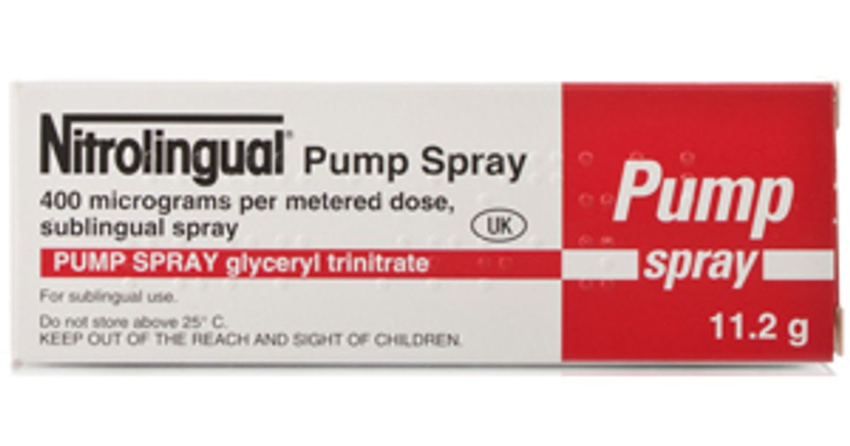 Nitrolingual Pump Spray 400mcg 200 Dose