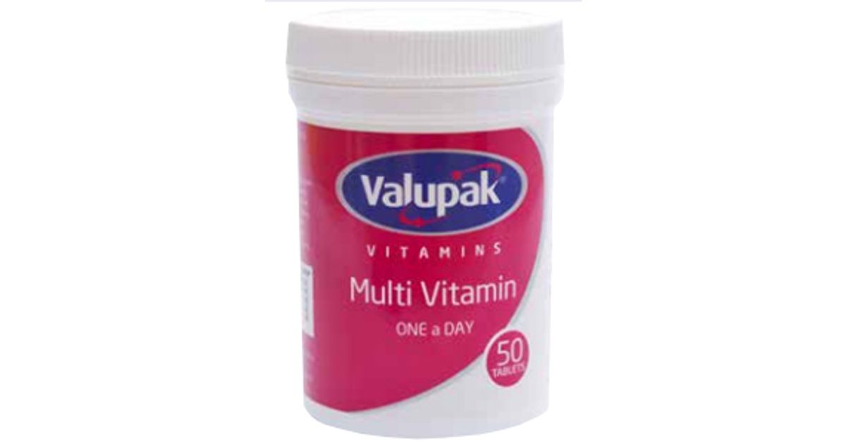 Valupak Multivitamin One-a-day Tablets Pack of 50