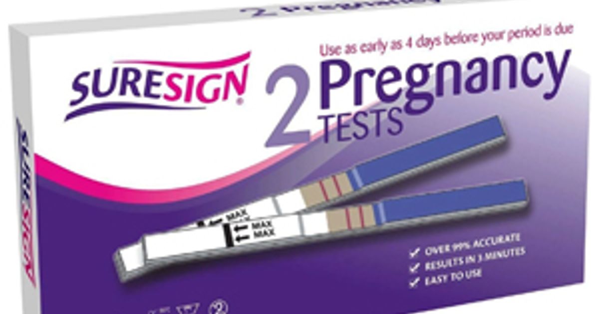 Suresign Pregnancy Test Strips Pack of 2