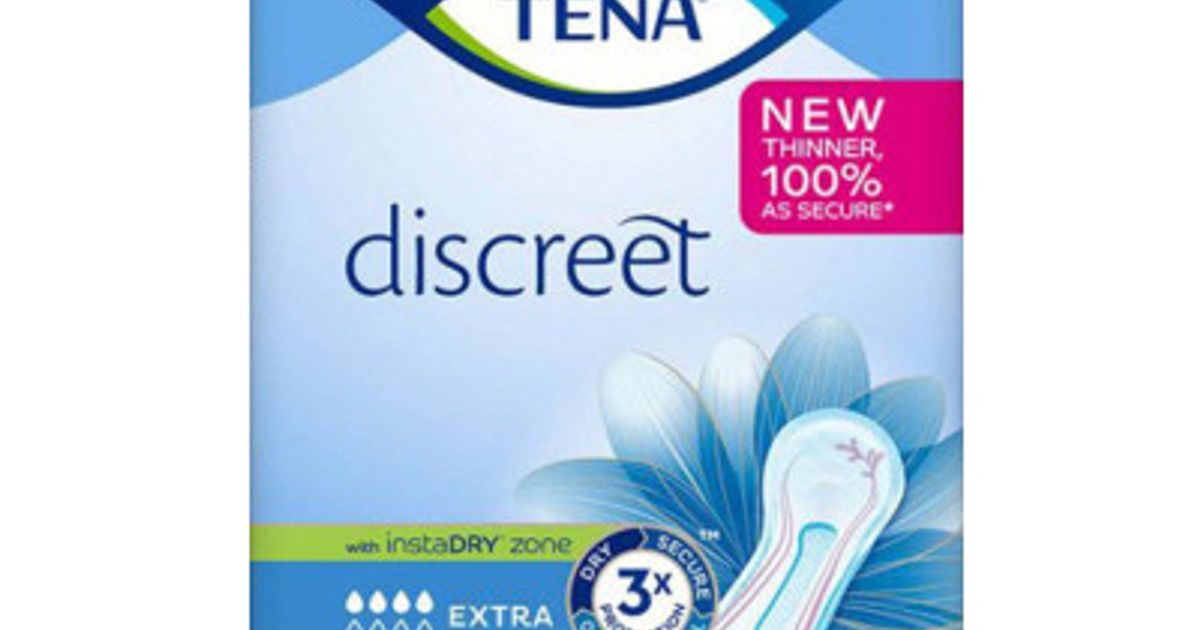 TENA Discreet Extra Pads Pack of 10 Duo