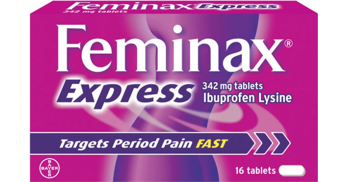 Feminax Express Tablets 342mg Pack of 16