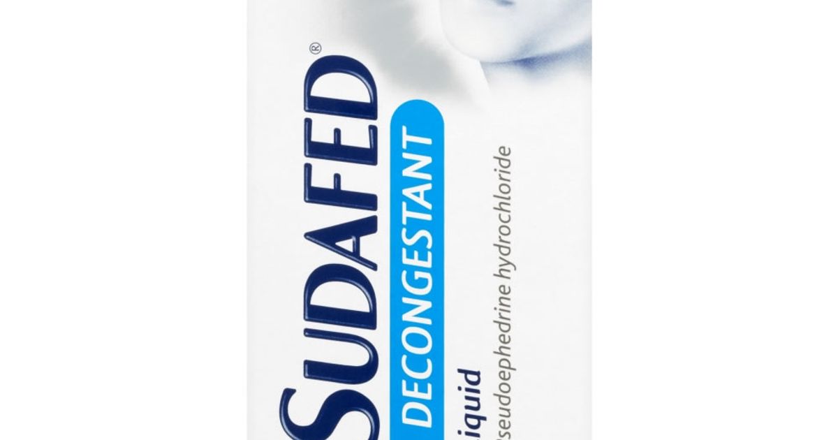 Sudafed Decongestant Liquid 100ml