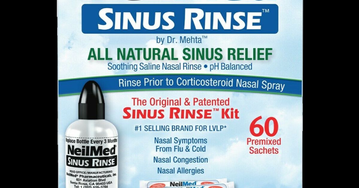 Neilmed Adult Nasal Irrigation Sinus Rinse Complete Kit