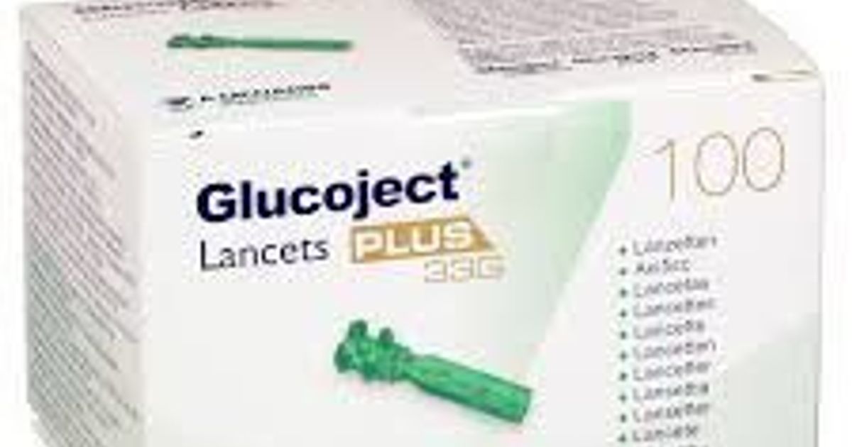 Glucoject Lancets Plus Pack of 100