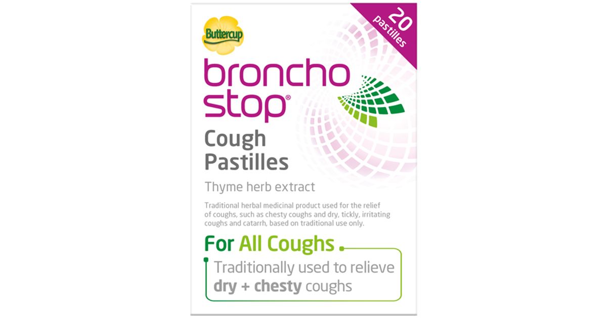 Buttercup Broncho Stop Cough Pastilles Pack of 20