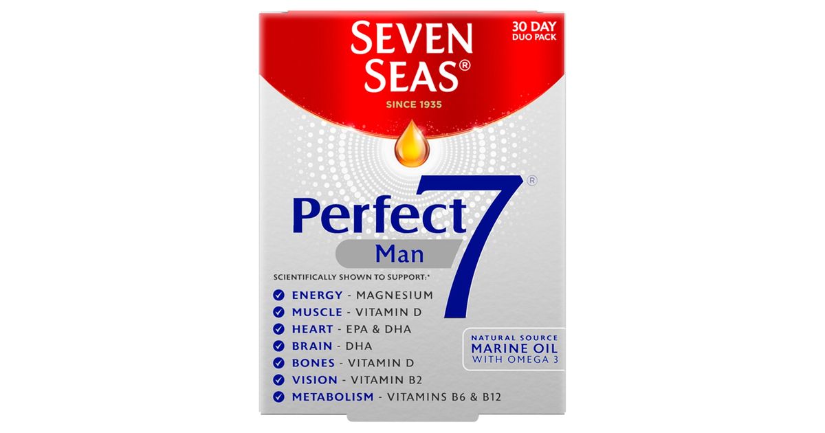 Seven Seas Perfect 7 Man 30 Day Supply