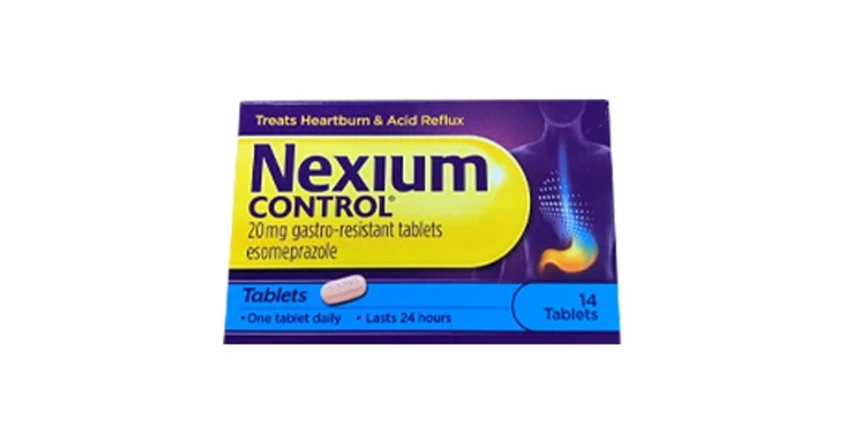 Nexium Control Gastro Resistant 20mg Tablets Pack of 14