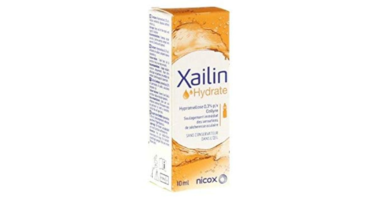 Xailin Hydrate Preservative Free Eye Drops 10ml
