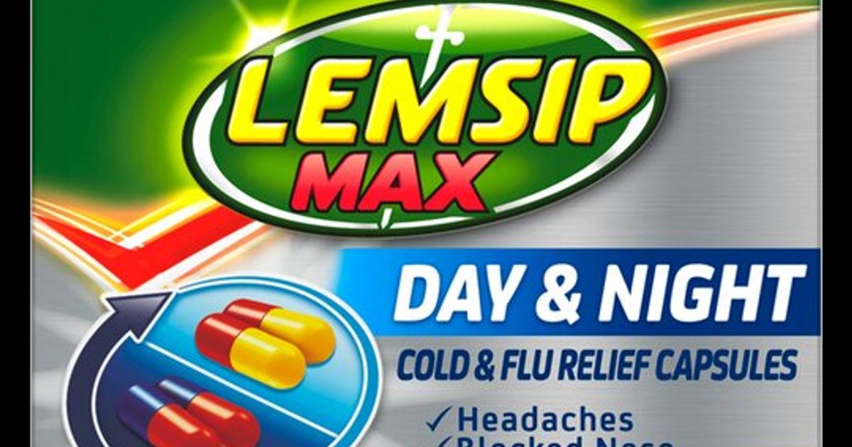 Lemsip Max Cold & Flu Day & Night Capsules Pack of 16