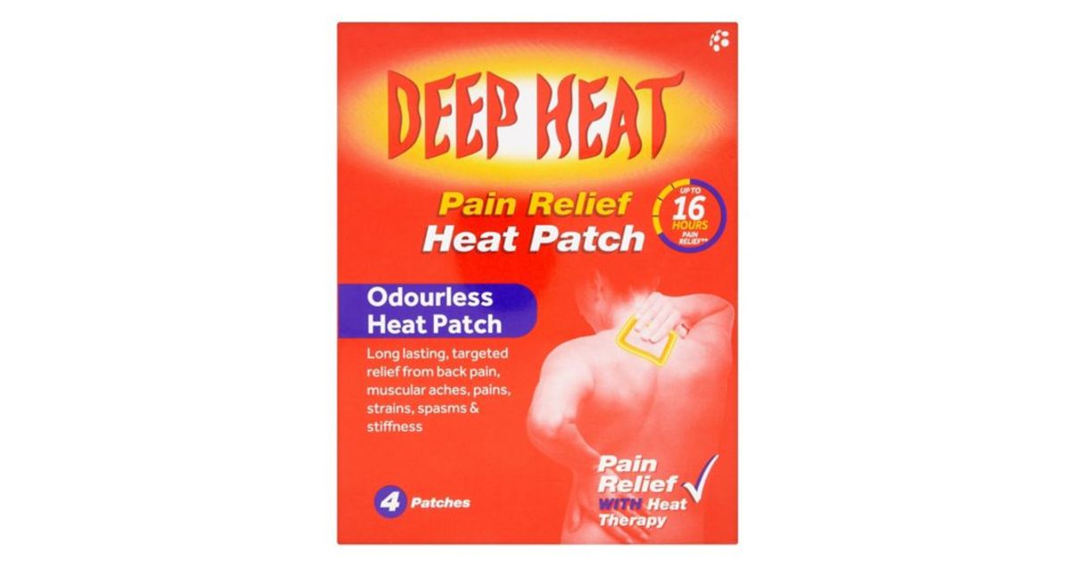Deep Heat Patch Pack of 4