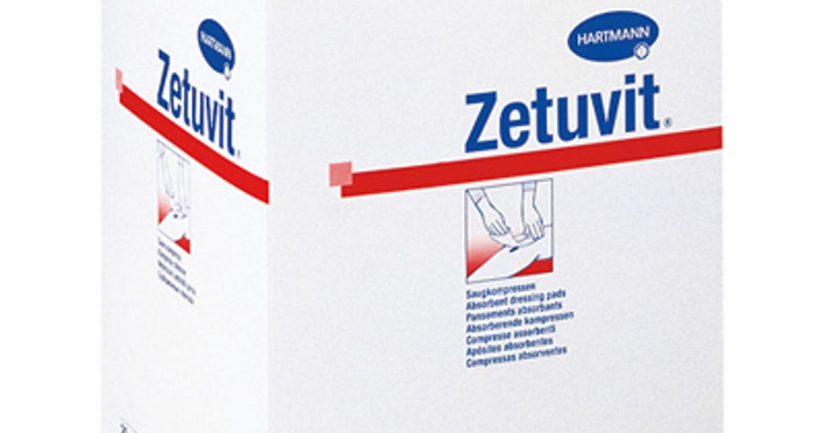 Zetuvit Absorbent Cellulose Dressing 10cm x 20cm Pack of 25
