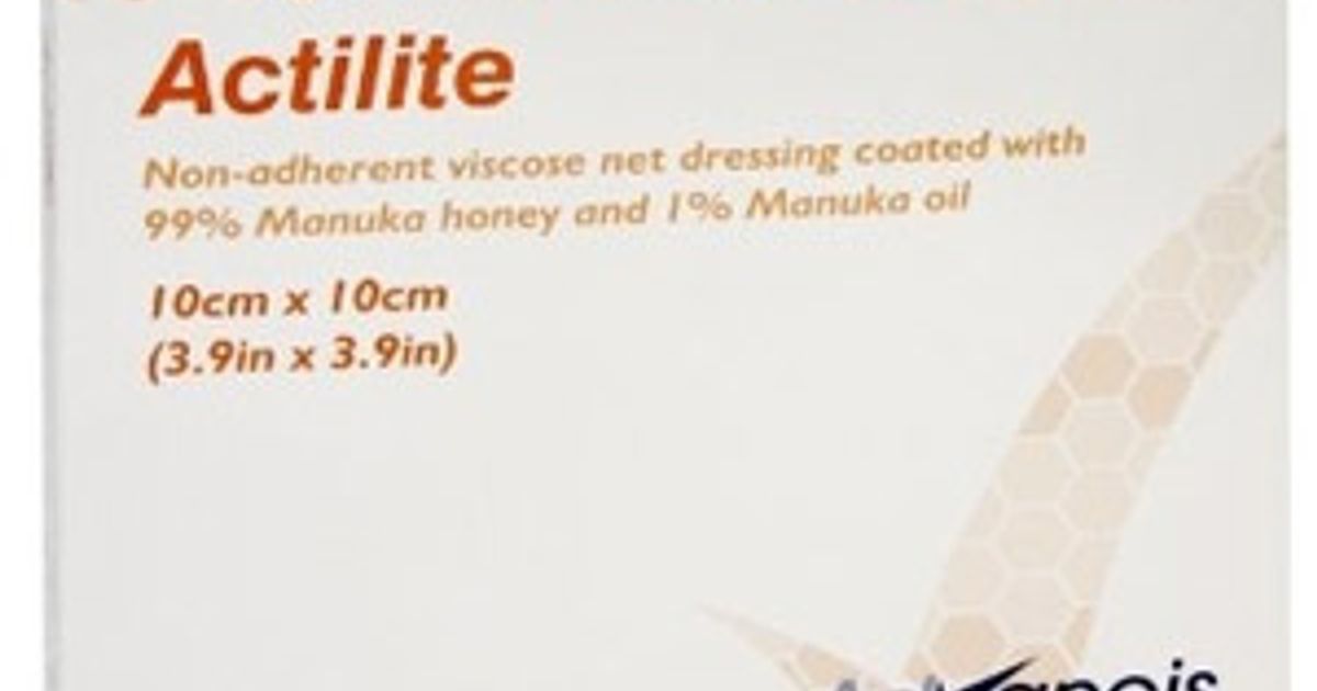 Actilite Manuka Honey Dressing 10cm x 10cm
