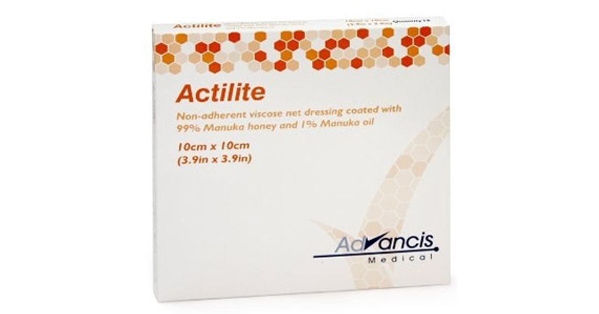 Actilite Manuka Honey Dressing 10cm x 10cm