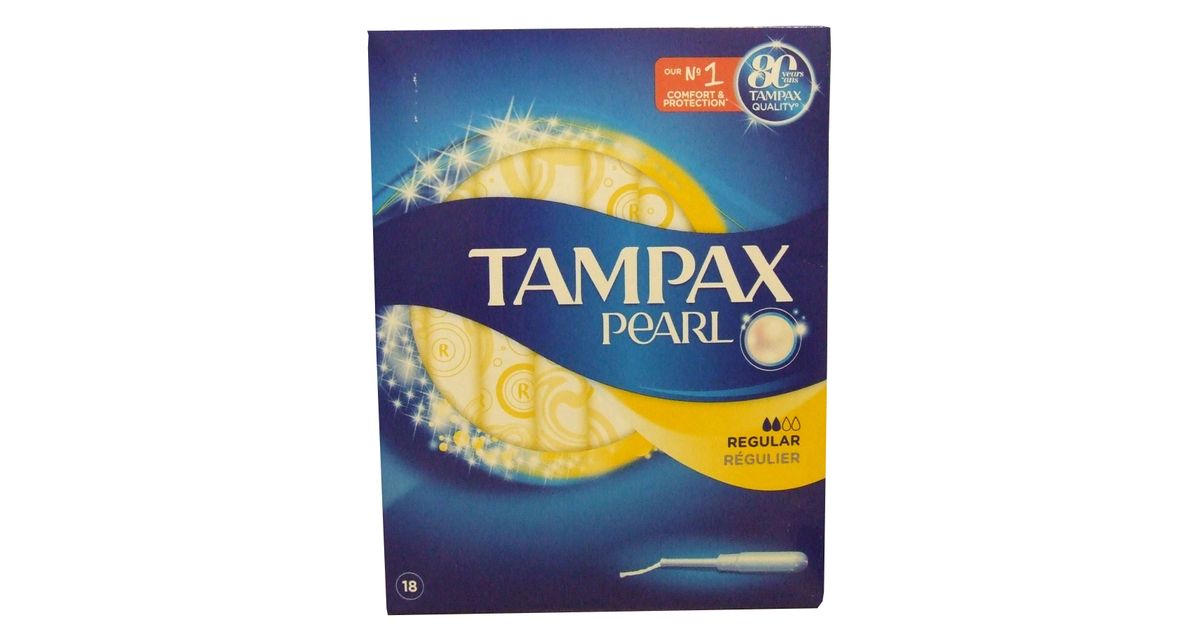 Tampax Pearl Regular Tampons Pack of 18