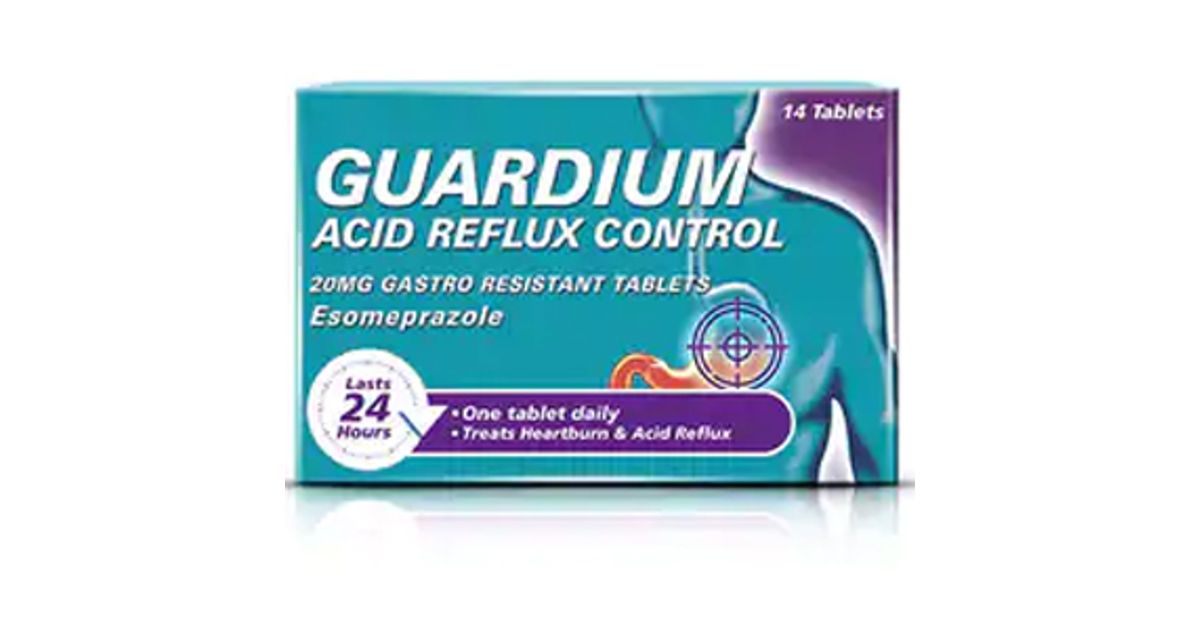 Guardium Acid Reflux Control Tablets Pack of 14