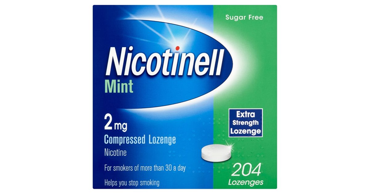 Nicotinell 2mg Lozenge Mint Pack of 204