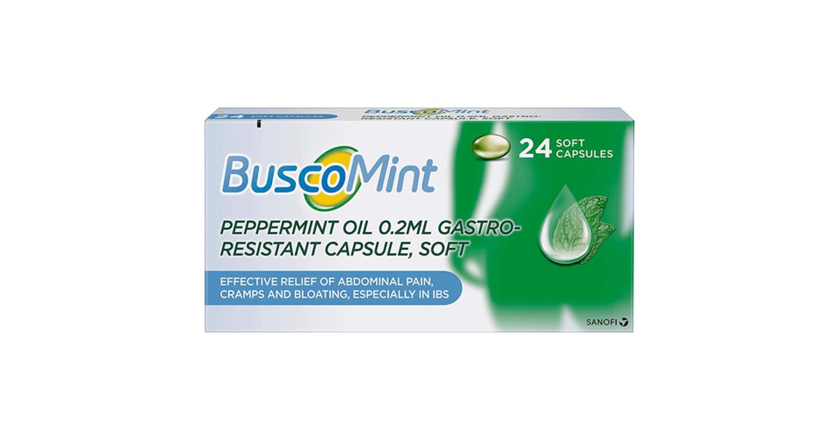 BuscoMint Gastro-Resistant Soft Capsules Pack of 24