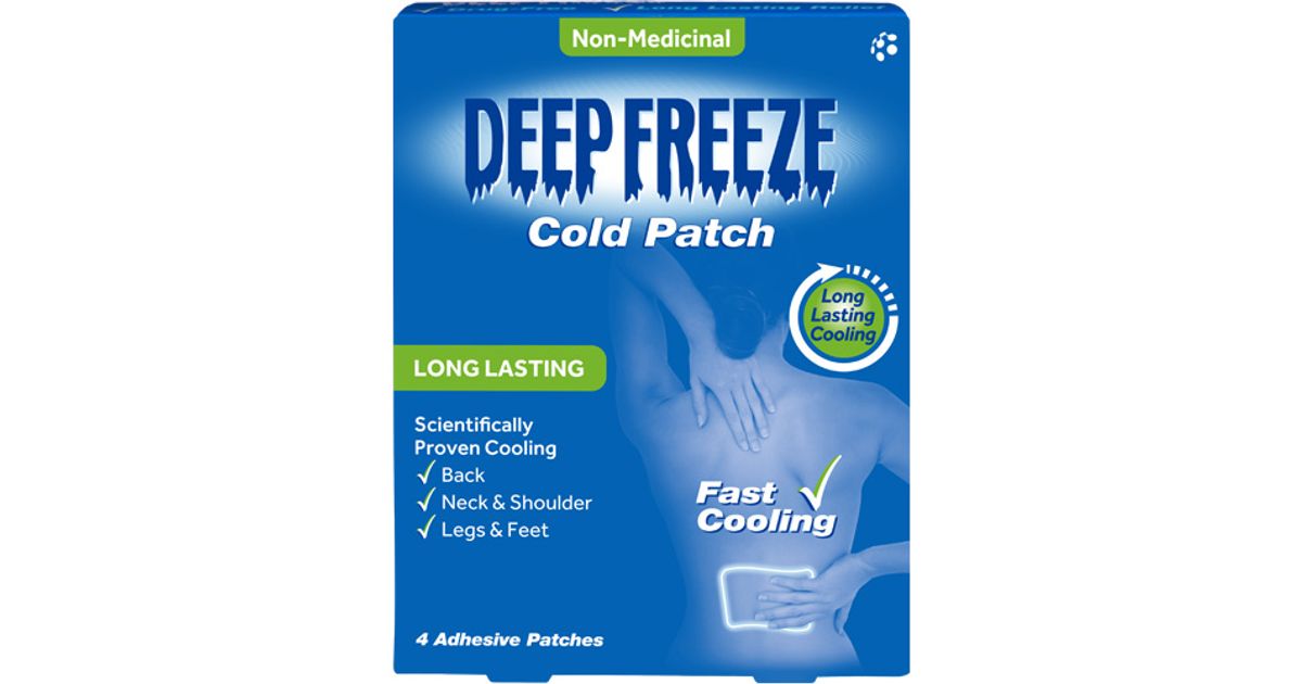 Deep Freeze Cold Patches Pack of 4