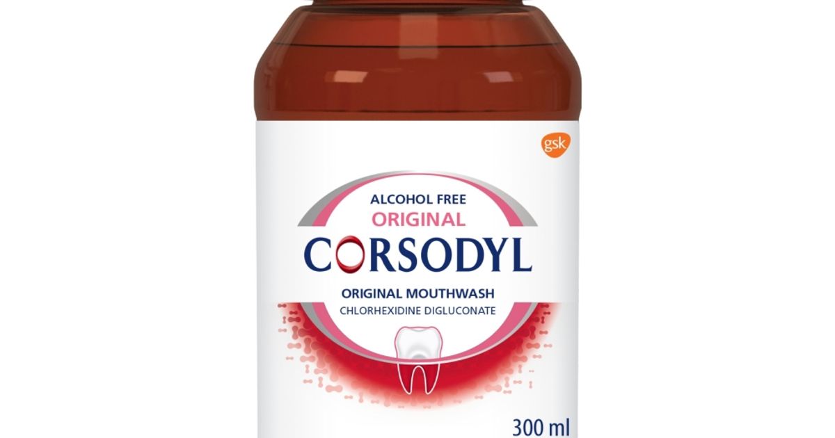 Corsodyl Alcohol Free Original Mouthwash 300ml