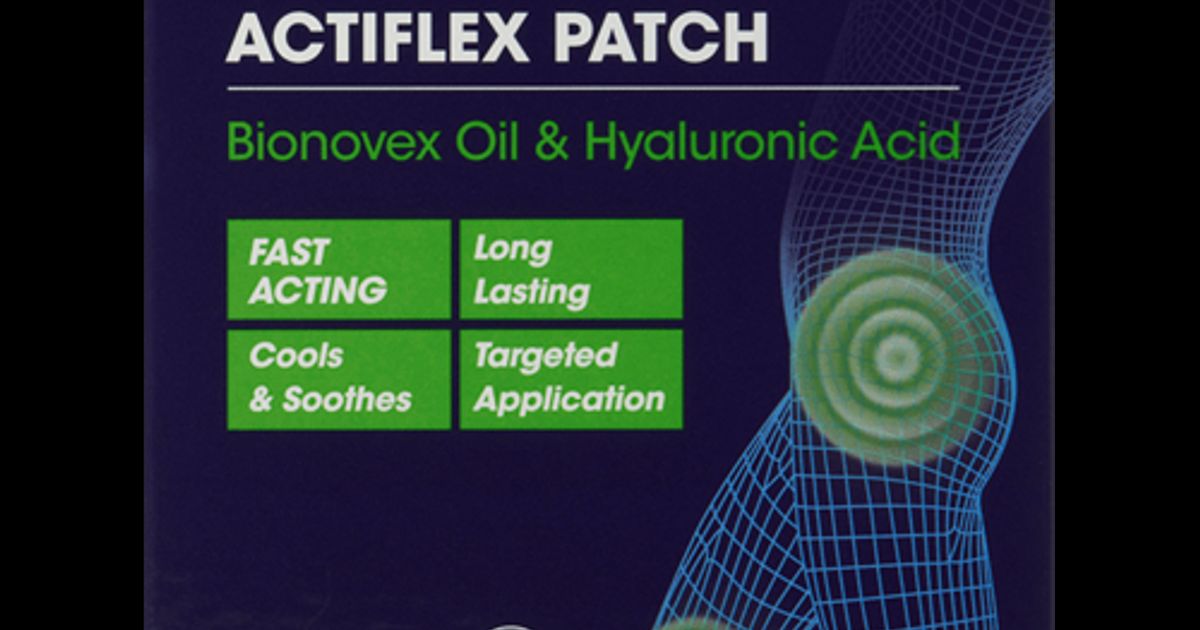 Deep Relief Actiflex Patch Pack of 4