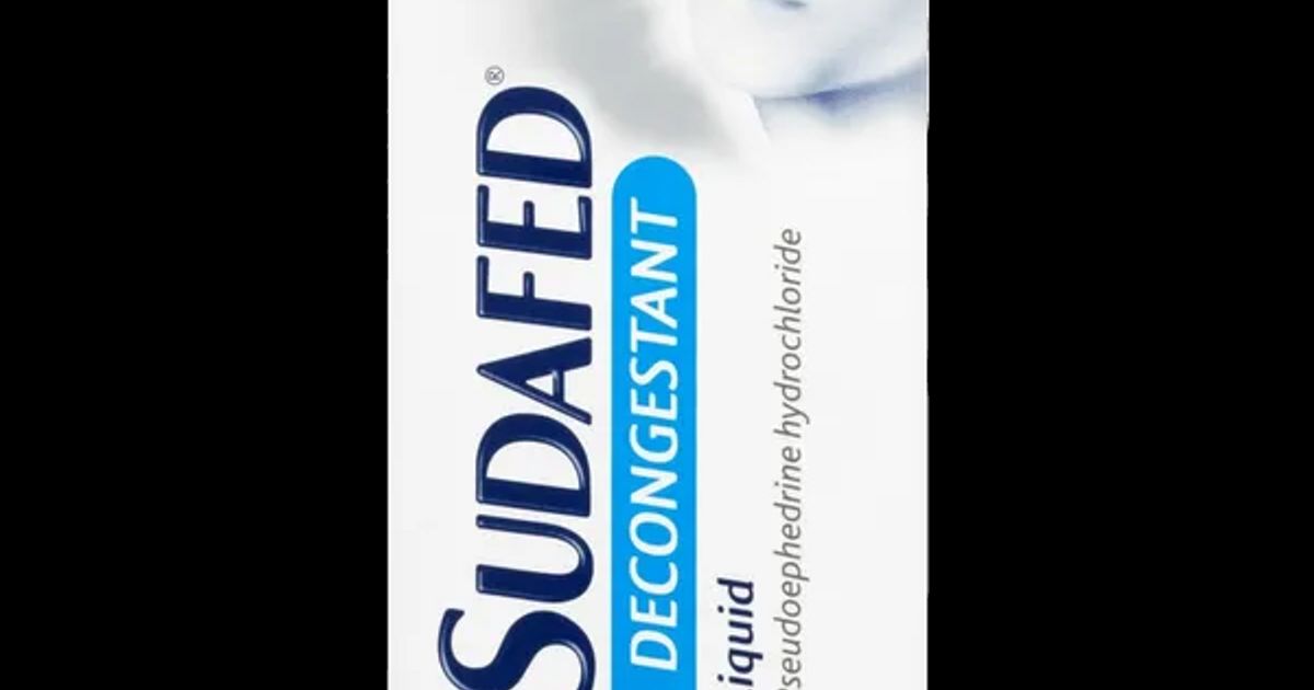 Sudafed Decongestant Liquid 100ml