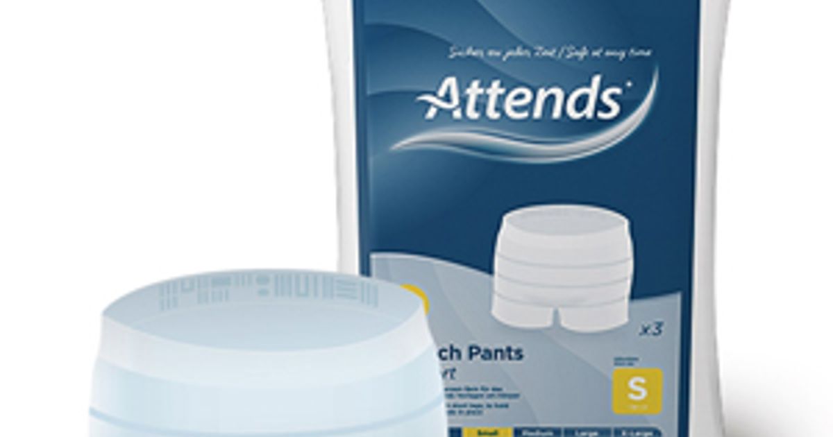 Attends Stretch Pants Comfort Small Pack of 3