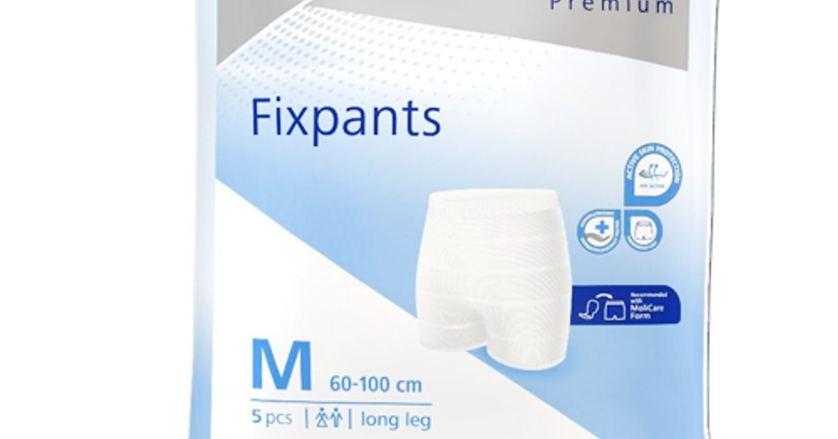MoliCare Premium Fixpants Long Leg Medium Pack of 5
