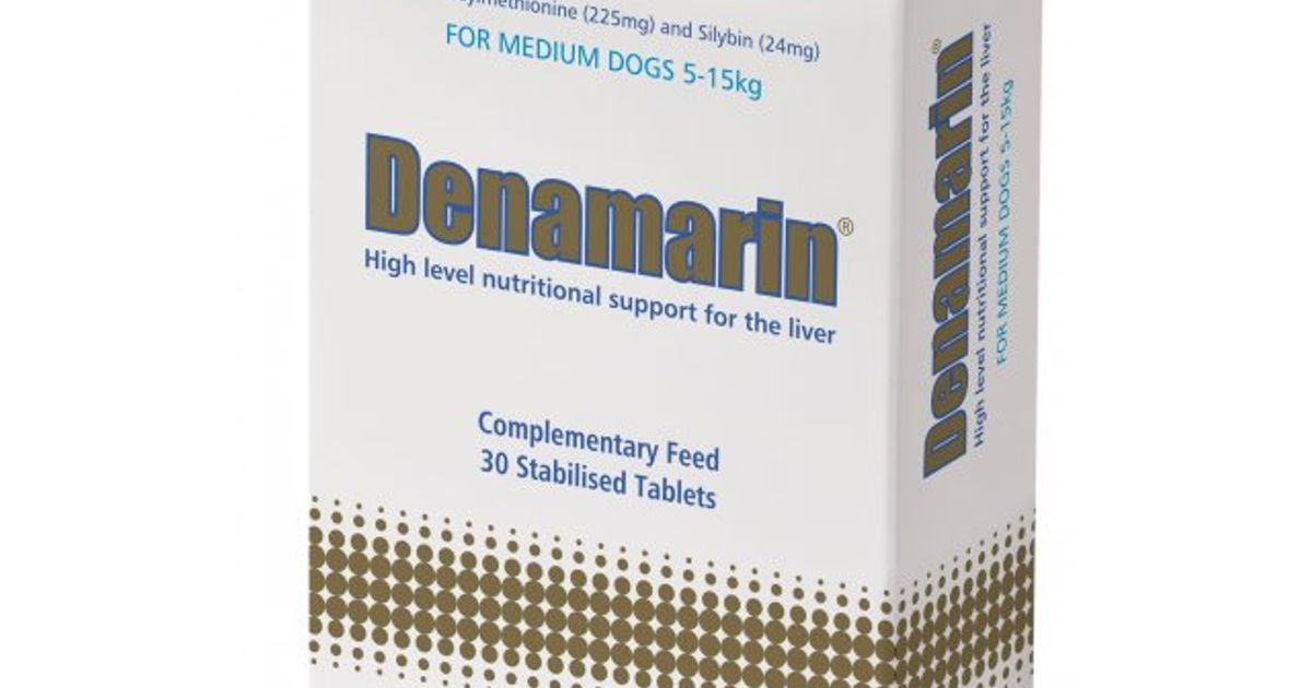 Denamarin Tablets for Medium Dogs 5 - 15kg 225mg Pack of 30